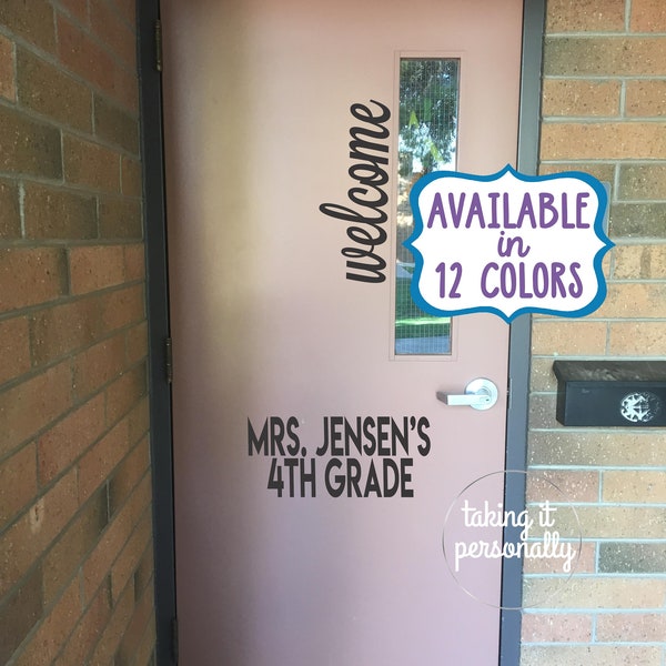 Classroom Door Decal - Etsy