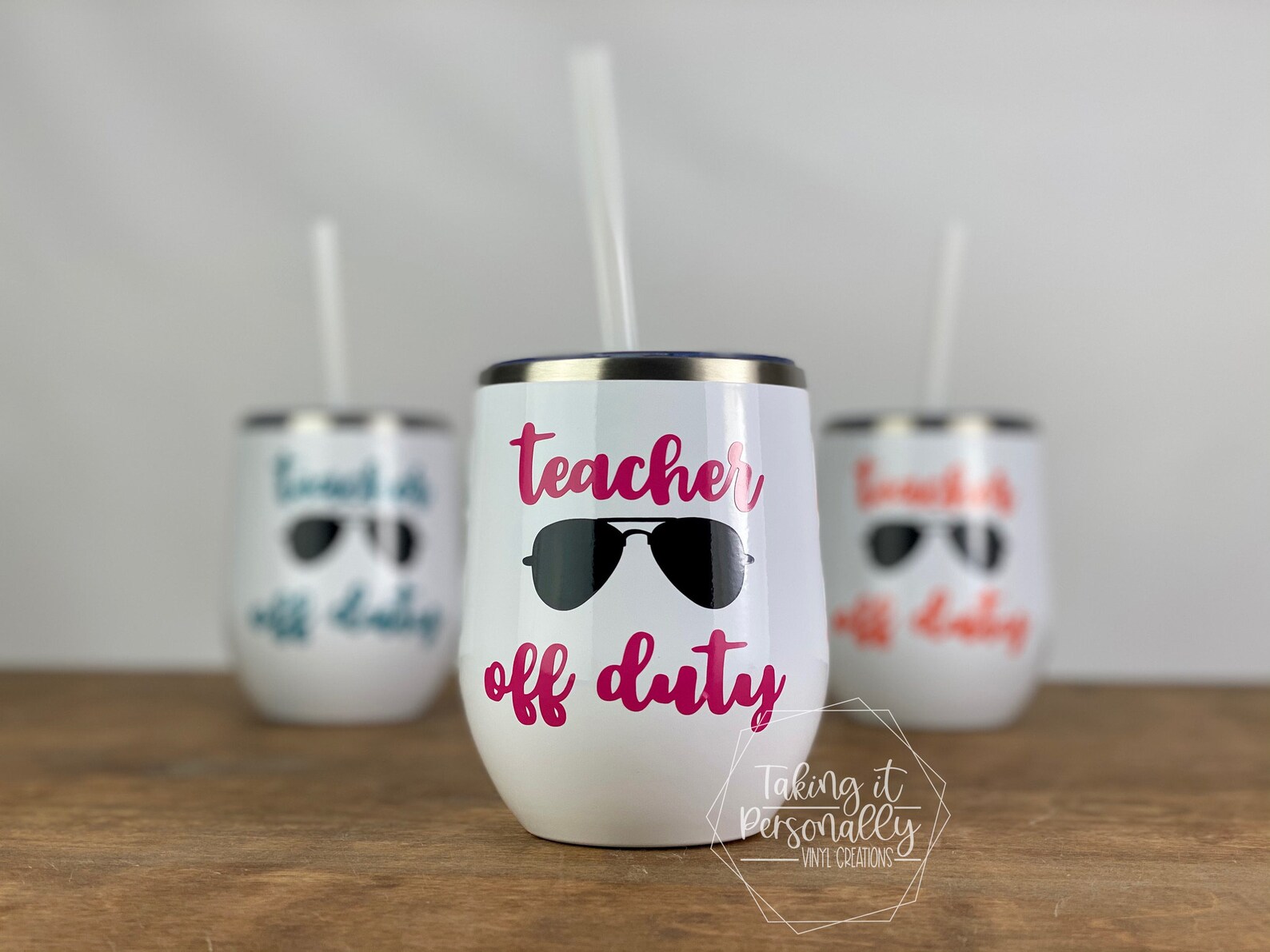 Teacher off Duty / Teacher Cup / Teacher Spring Break / - Etsy