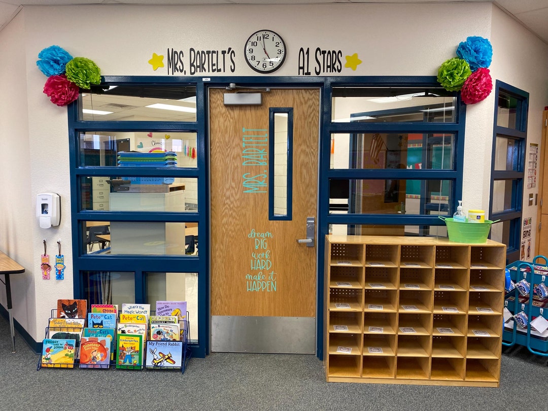 Custom Classroom Wall Decals: Personalized Vinyl Labels - Etsy