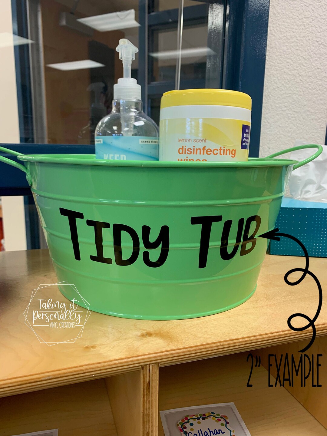 CUSTOM Classroom Labels / Tidy Tub - Etsy