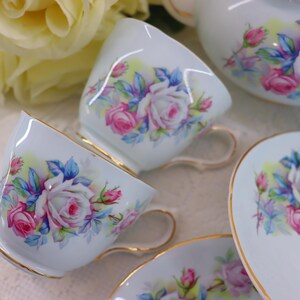 7pc Royal Grafton Tea Set for Two Persons teapot, 2 Duos, Sugar Set ...