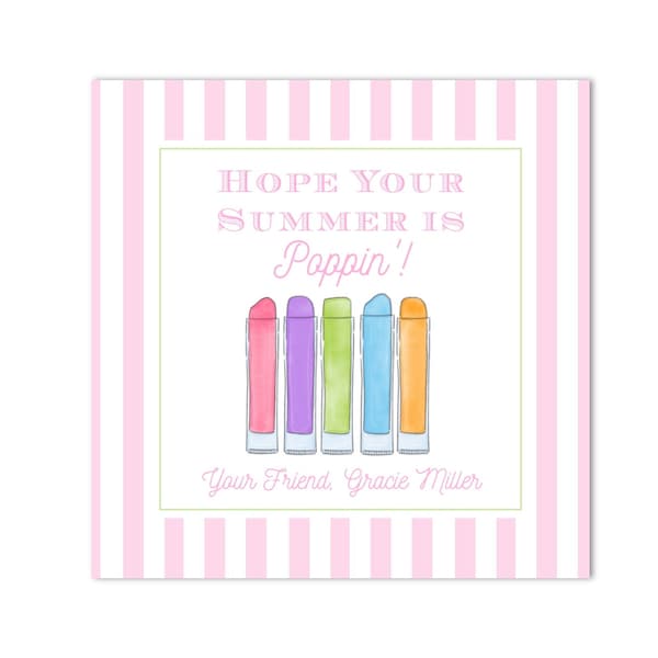 Popsicle Gift Tag - 60+ Gift Ideas for 2024