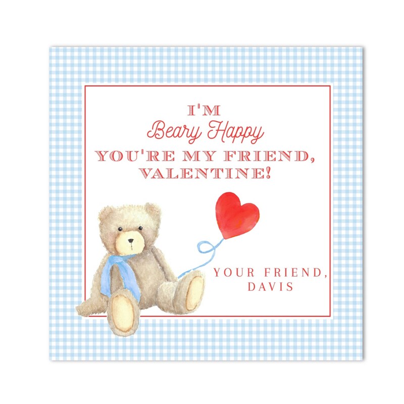 Valentine Teddy Bear - Etsy