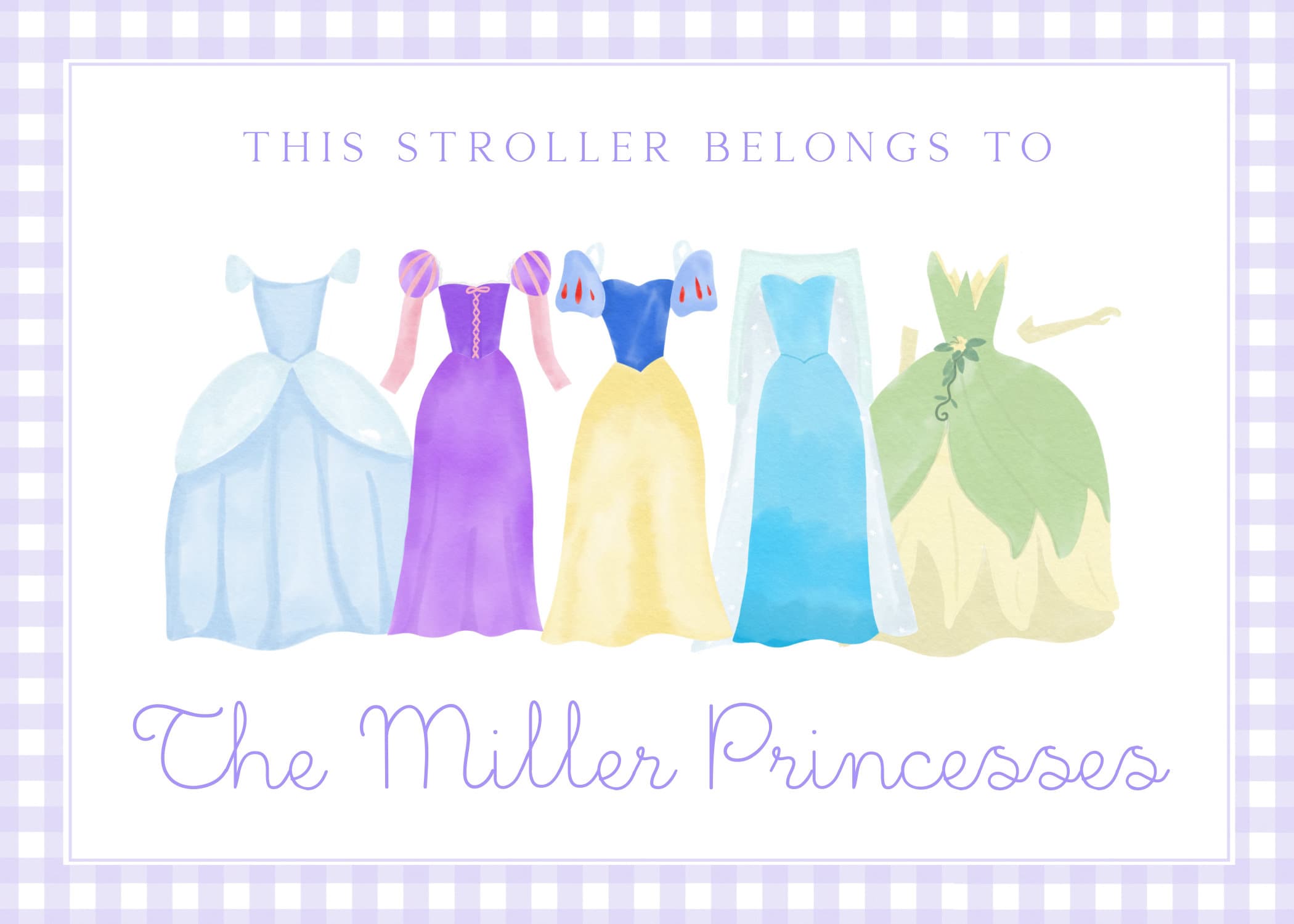 Printable Magic Mouse Ears Stroller Tag Princess Stroller - Etsy