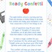 Ready Confetti PRINTABLE - First Day of School, Jitter Glitter, Ready ...