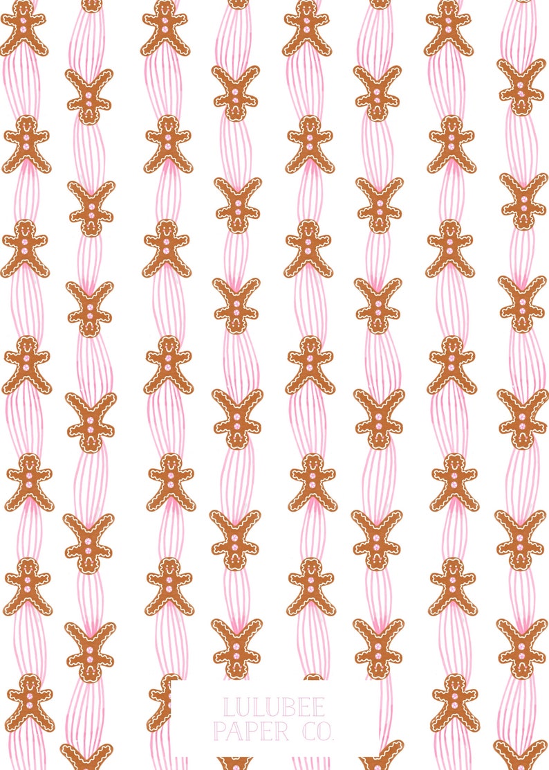 Printable Pink Gingerbread House Party Invitation Preppy - Etsy