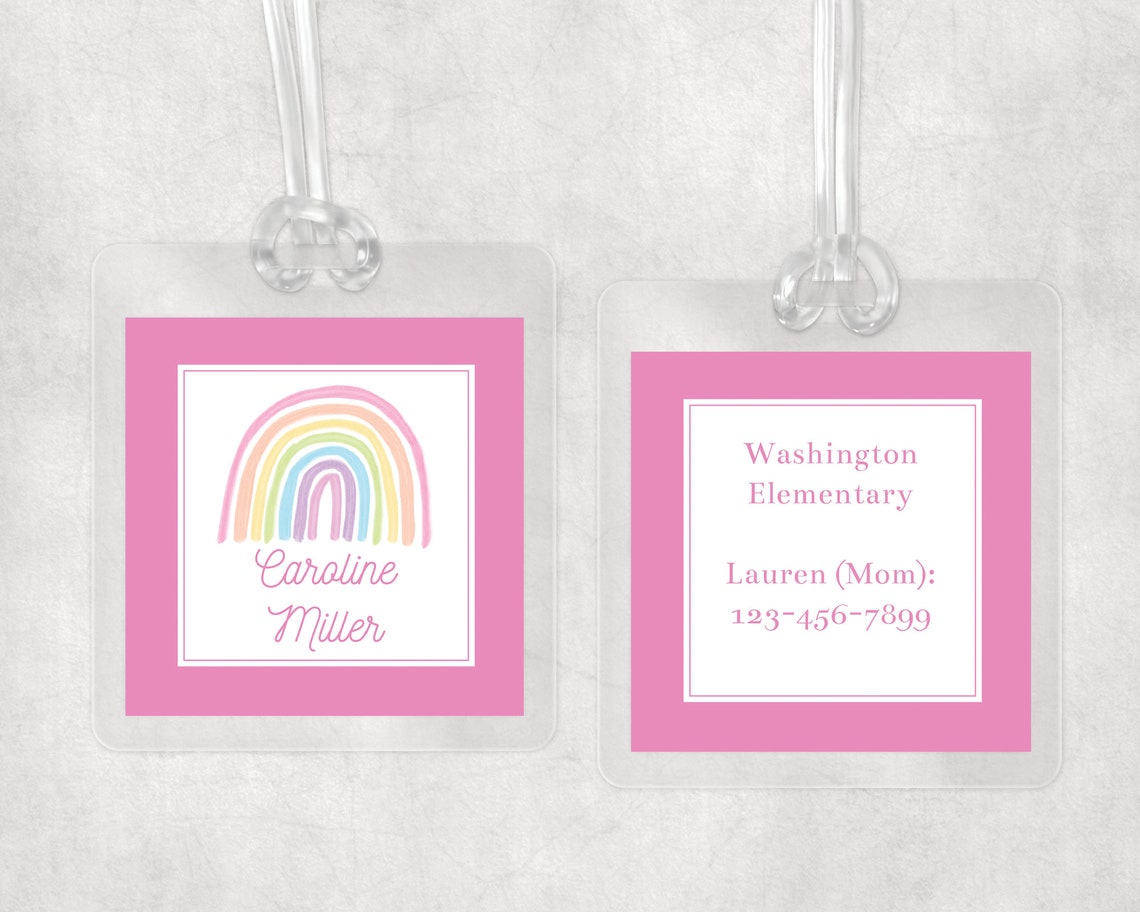 Build a Bag Tag! Professionally Printed & Laminated Bag Tags; You ...
