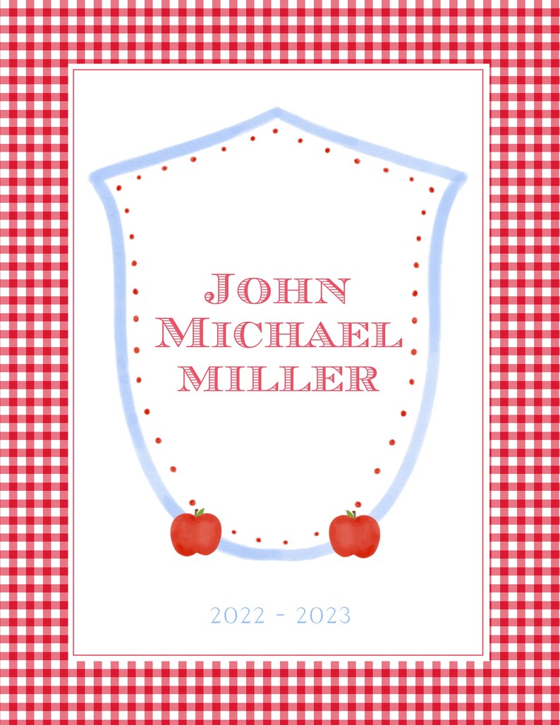 Printable School Memories Book Cover Backer 8.5x11 - Etsy