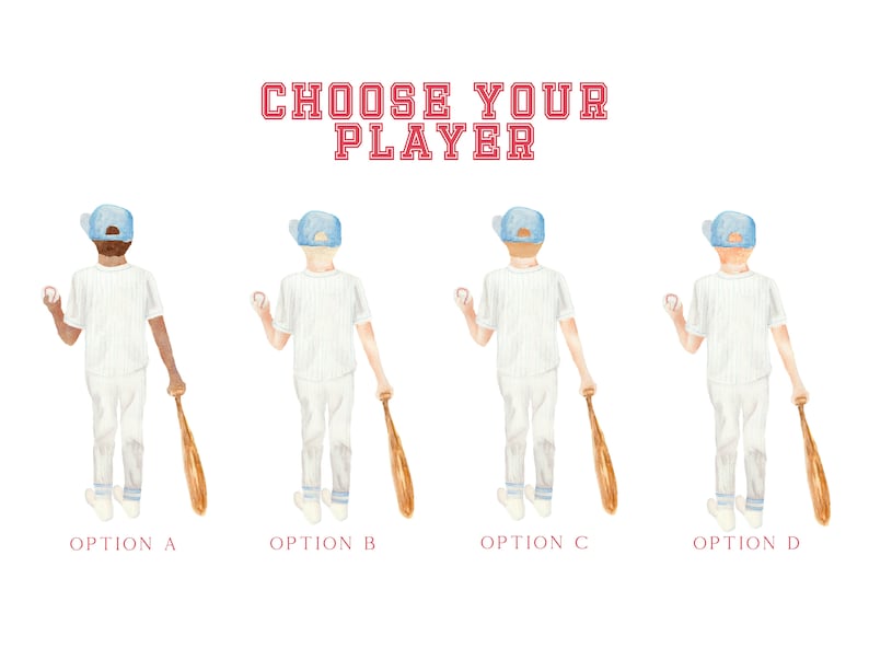 Printable Watercolor Baseball Birthday Notecards | 7x5" | Customize ...