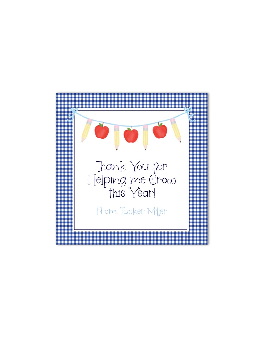 Printable Teacher Appreciation Flower Gift Tag | "thank You for Helping ...