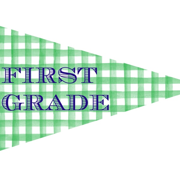 Green Pennant Banner - Etsy