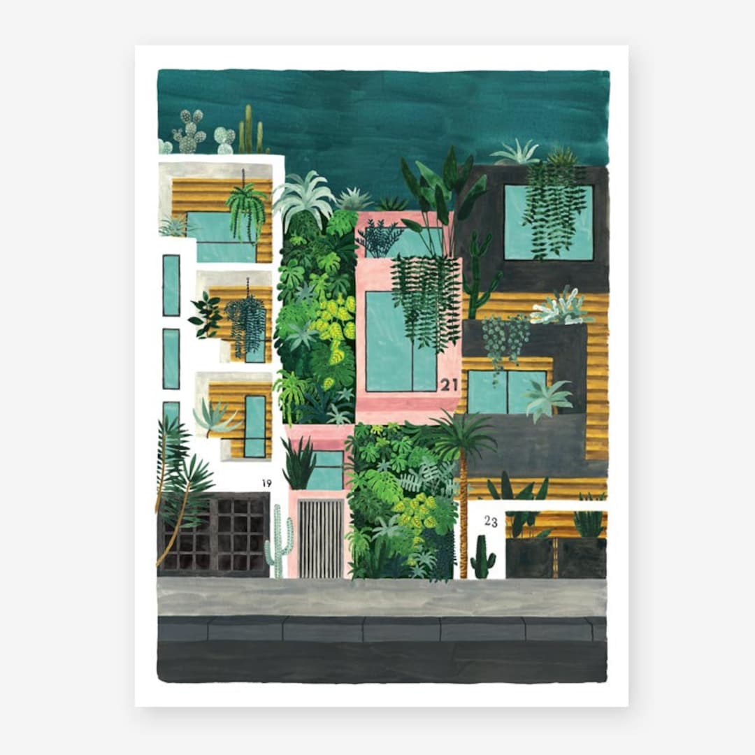 Buildings - Poster - Etsy