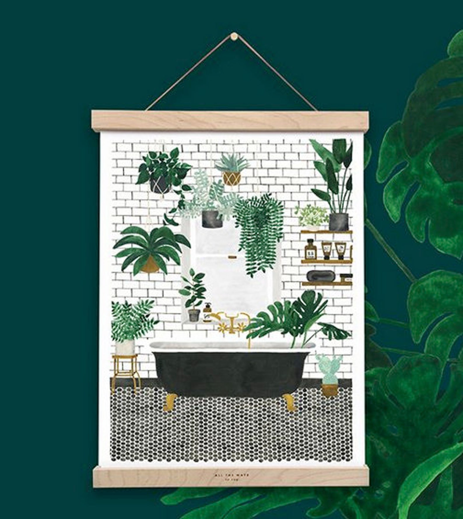 Bathroom - Poster - Etsy