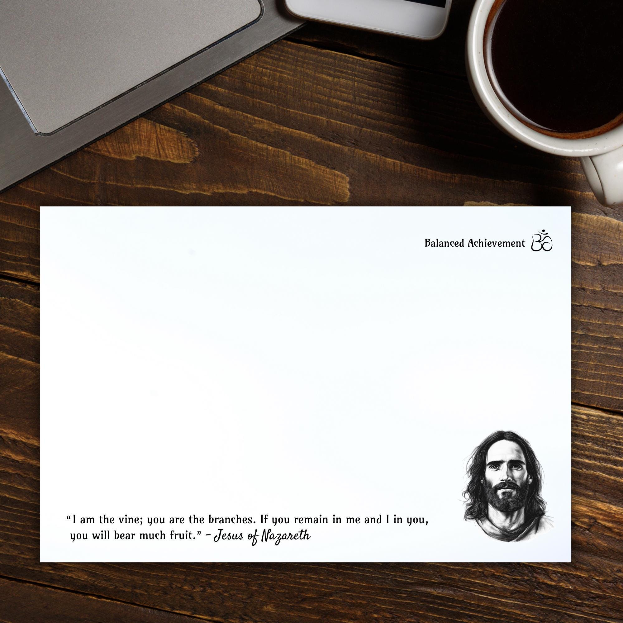 Jesus Quotes Notepad | 50 Inspirational Quotes on Love, Compassion ...