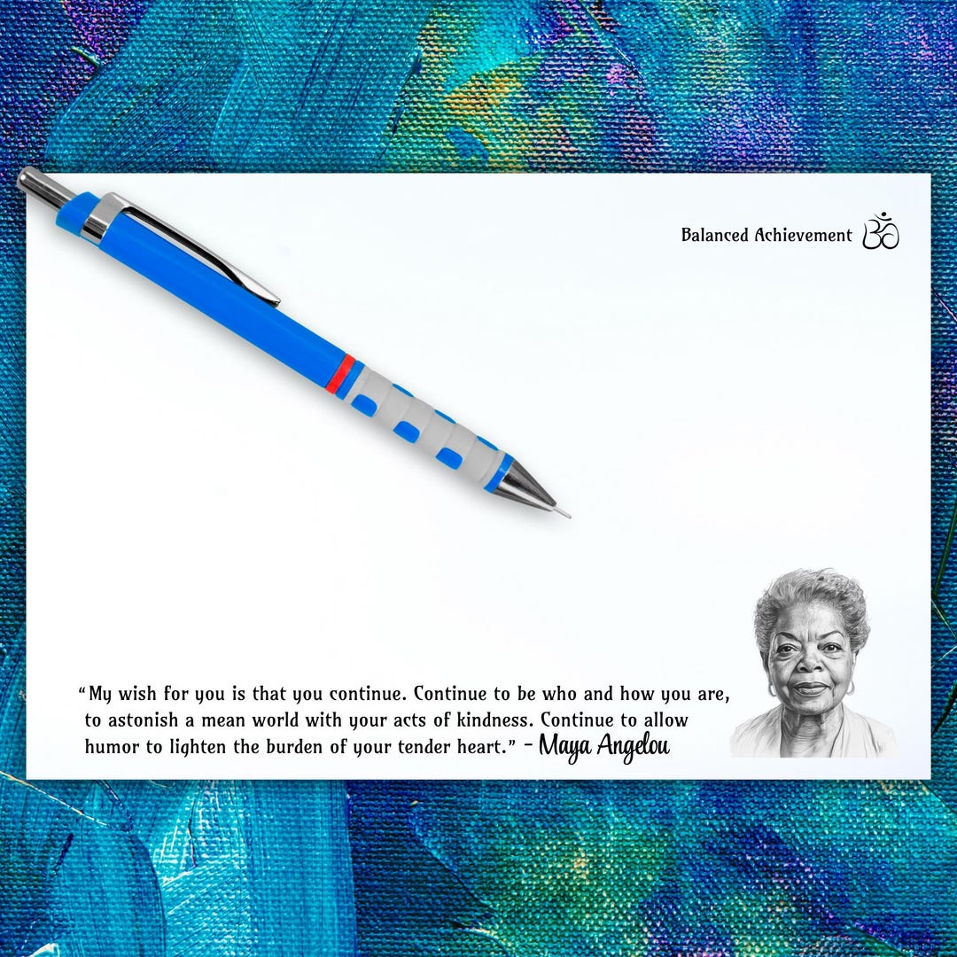 Maya Angelou Quotes Notepad | 50 Poetic Quotes on Resilience & Courage ...