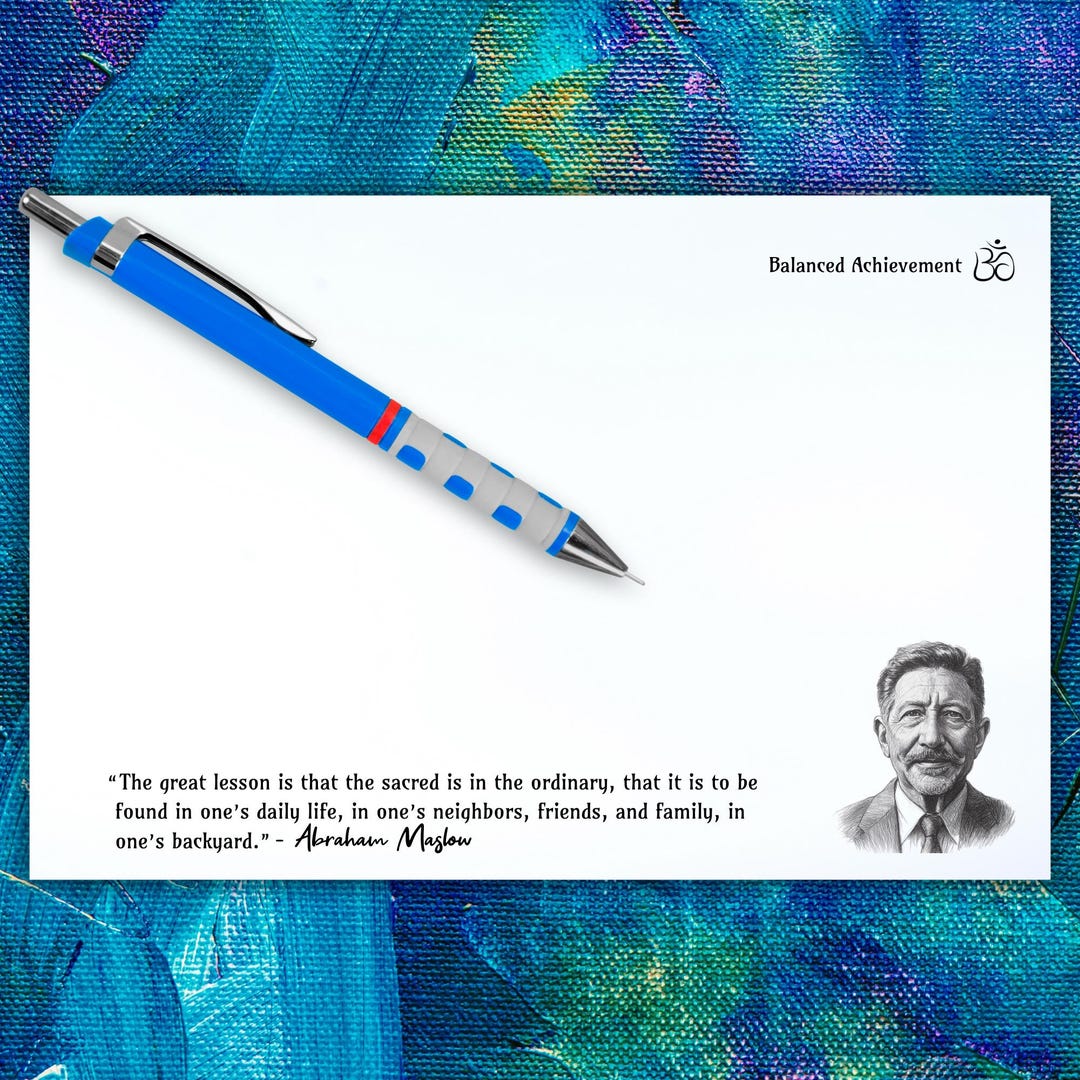 Abraham Maslow Quotes Notepad | 50 Inspirational Quotes on Psychology ...