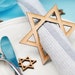 Hanukkah Star of David Wooden Table Decorations Rustic Wood Table ...