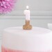 Pink Number Candle - 0 - 9 - Glittery Birthday Candle Pink Candle ...