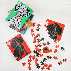 100 Piece Dog Jigsaw Puzzle - 4 Designs - Dog Lover Gift Dog Themed ...