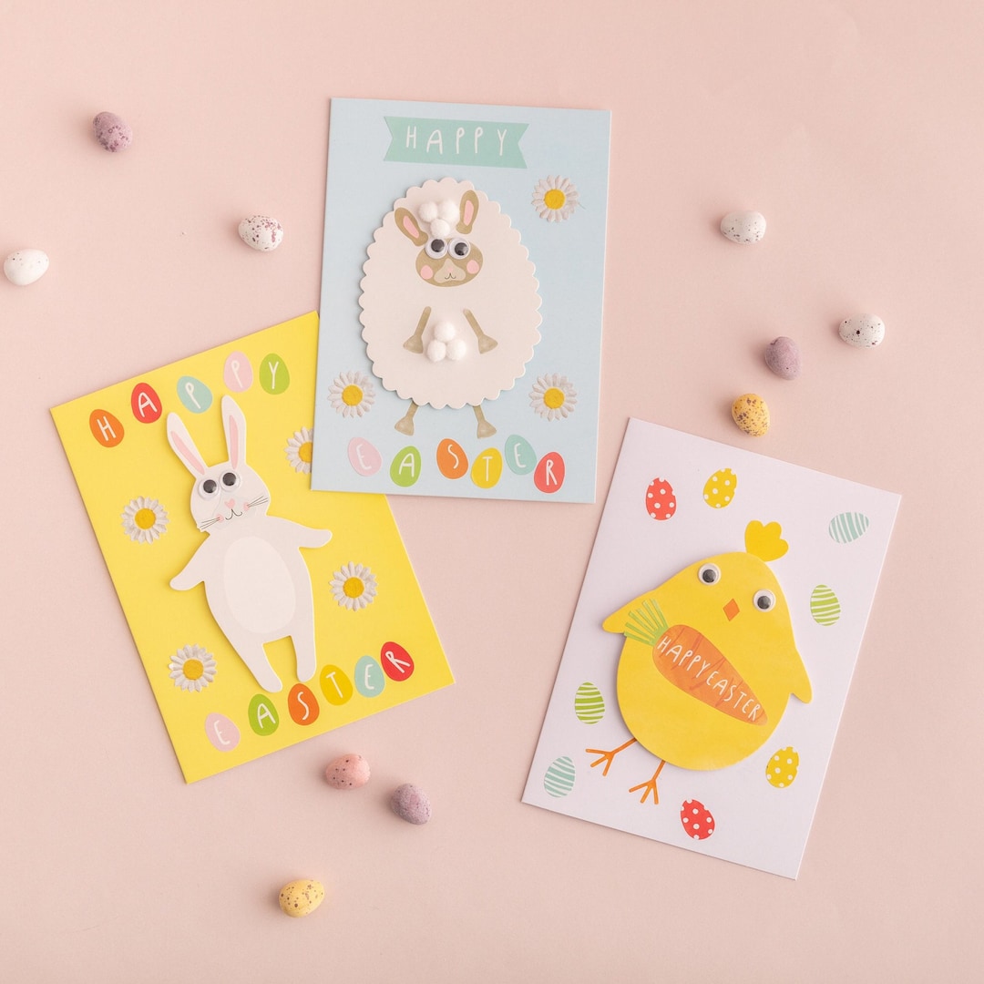 Easter Craft Card Making Kit - Makes - Cards - Easter Crafts Kids ...