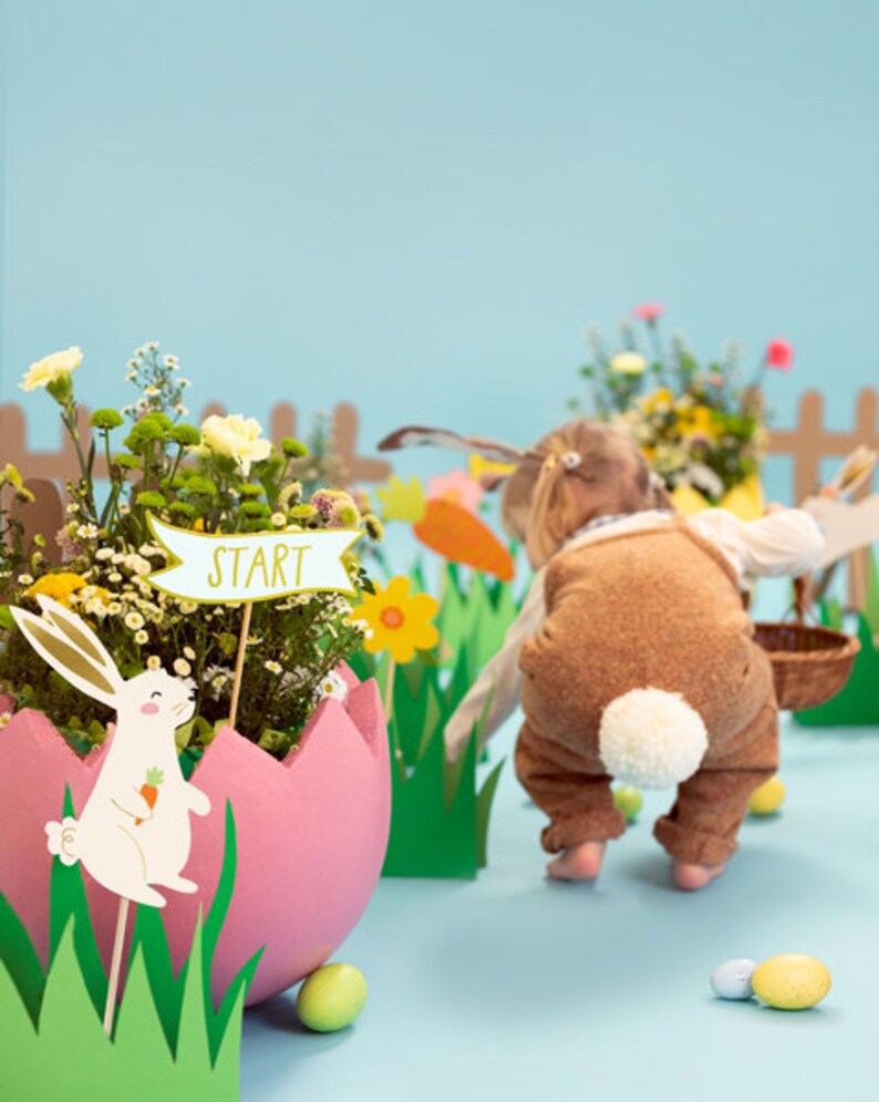 Easter Egg Hunt Props - Easter Hunt Accessories Easter Party ...