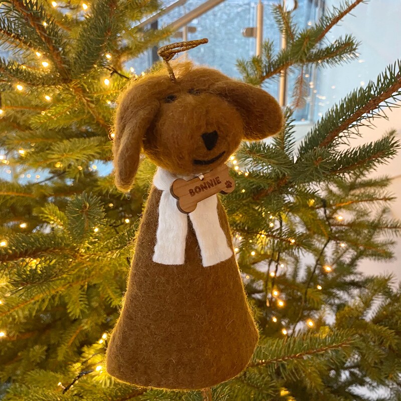 Dog Tree Topper - Etsy
