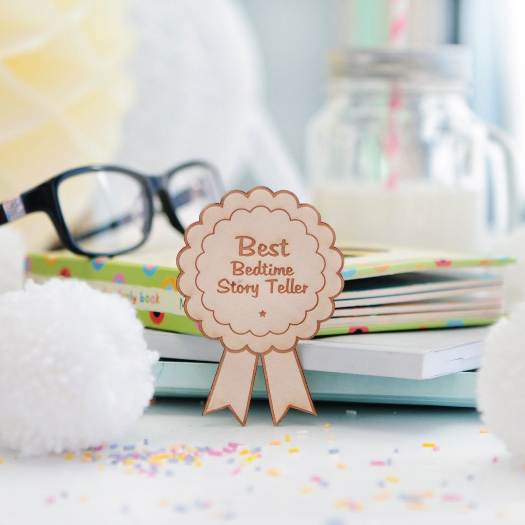 Any Message Badge Rosette - Personalised Father's Day Gift Engraved ...