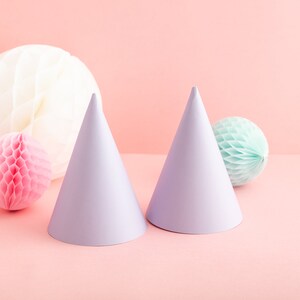 Pastel Party Hats - 4 Pack - Flat Pack Birthday Party Pastel Theme ...