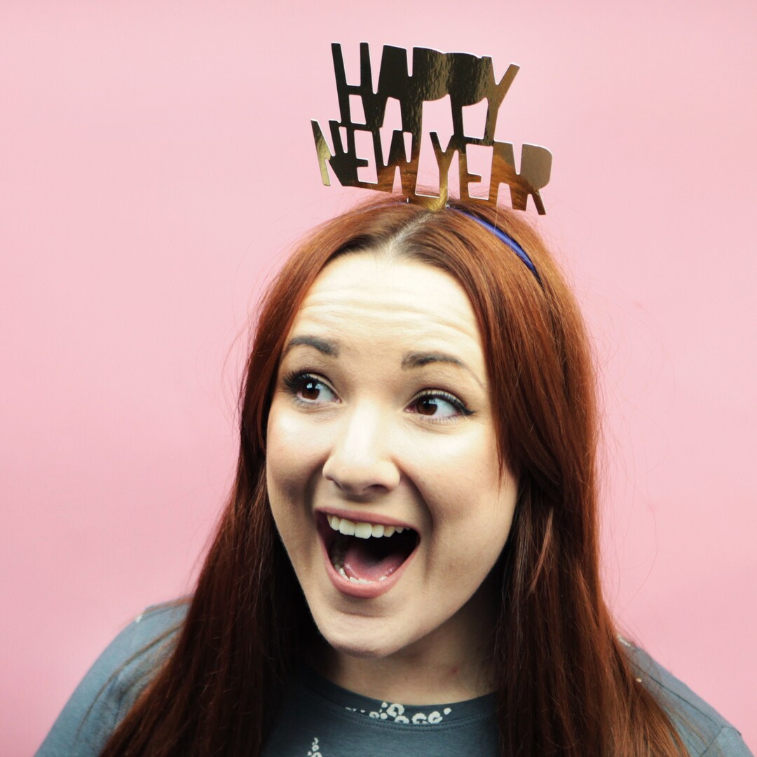 Happy New Year Headband - NYE Accessories 2024 Party Crown Outfit New ...