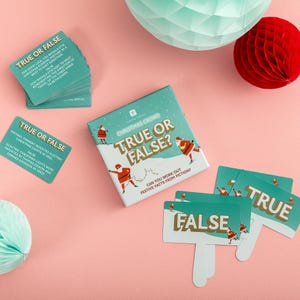 Christmas True or False Game - Festive Themed Family Games Festive ...