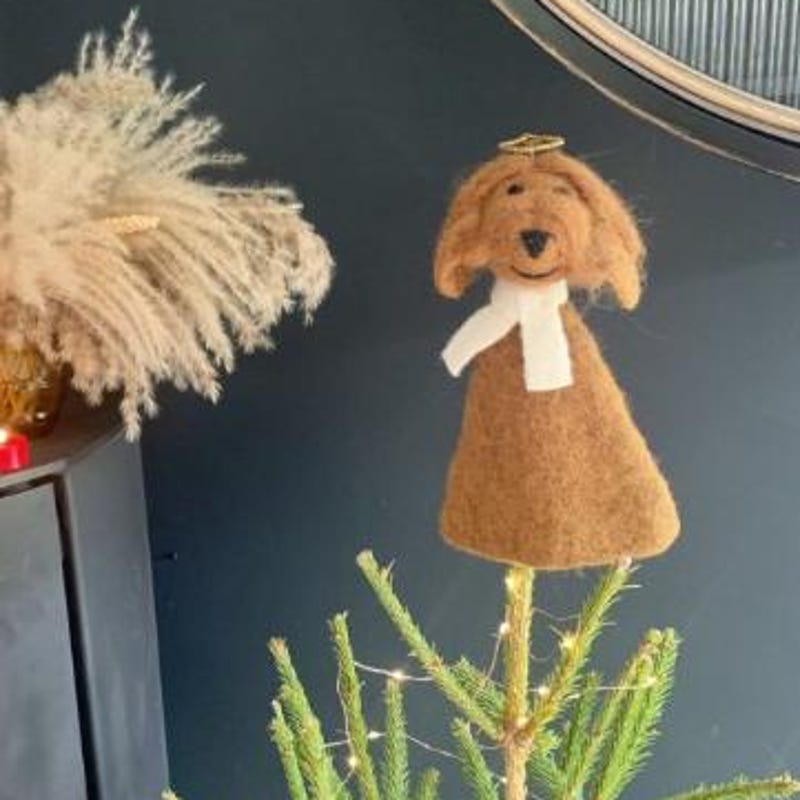 Dog Tree Topper - Etsy