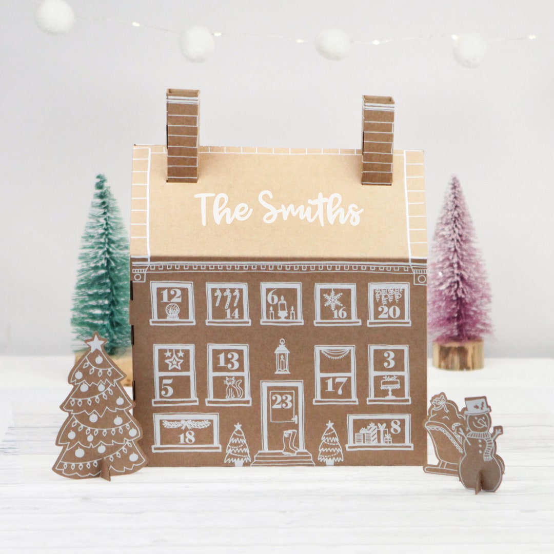 Family Fun Advent Calendar House - Festive Activities Family Christmas ...