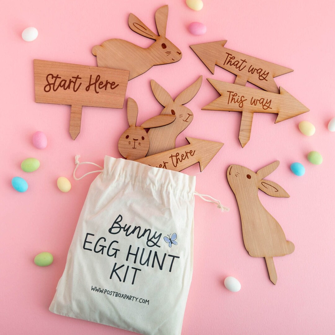 Wooden Easter Egg Hunt - Keepsake Easter Hunt Easter Party Games Family ...