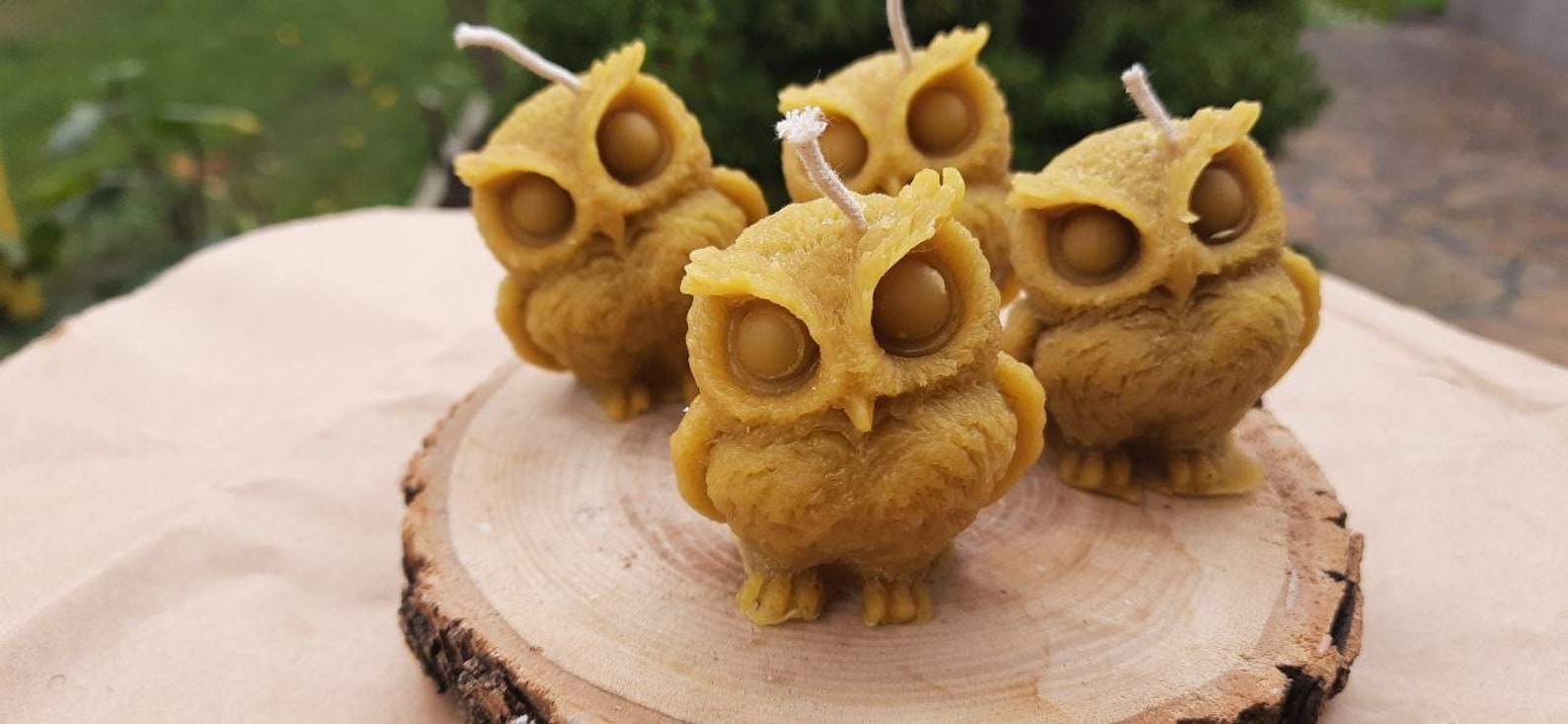 Beeswax Owl Candles Gift for Owl Lovers Scented Candle - Etsy