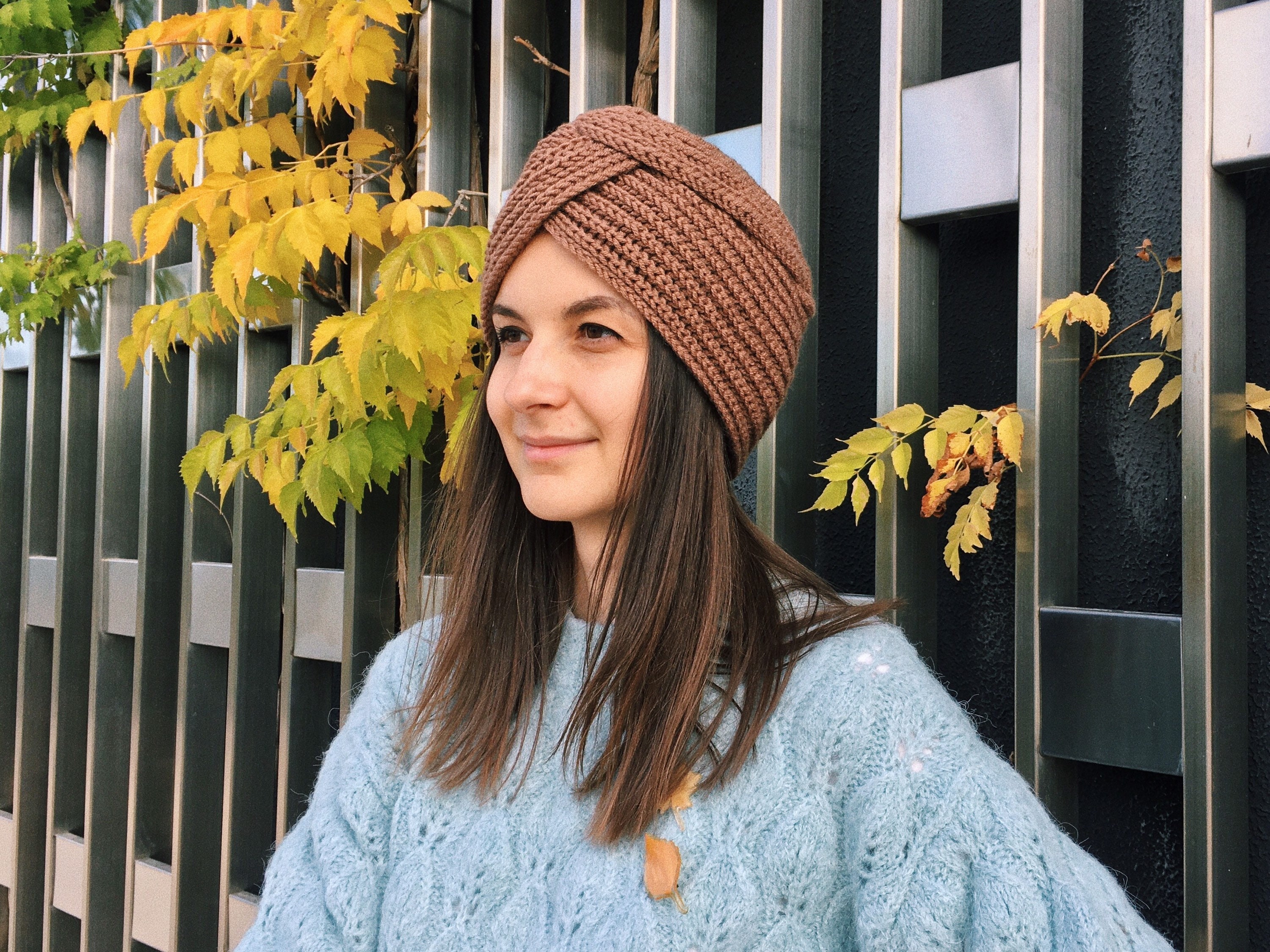 Knit Turban Hat for Woman Bonnet Winter Headband Mustard - Etsy