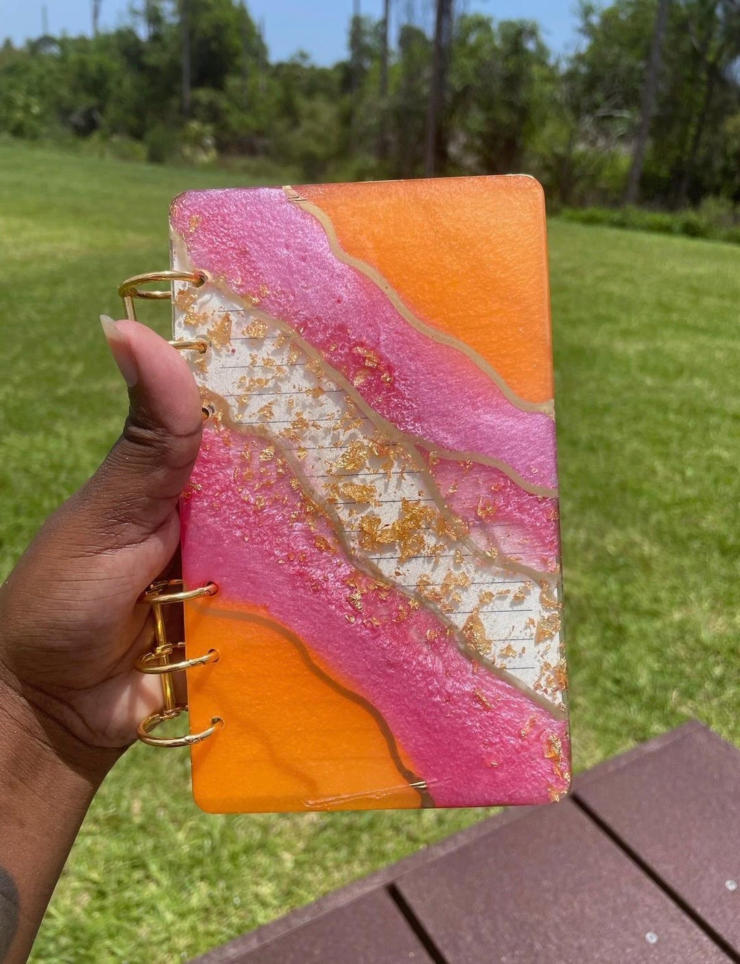 Beautiful Custom Resin Gift Journals - Etsy
