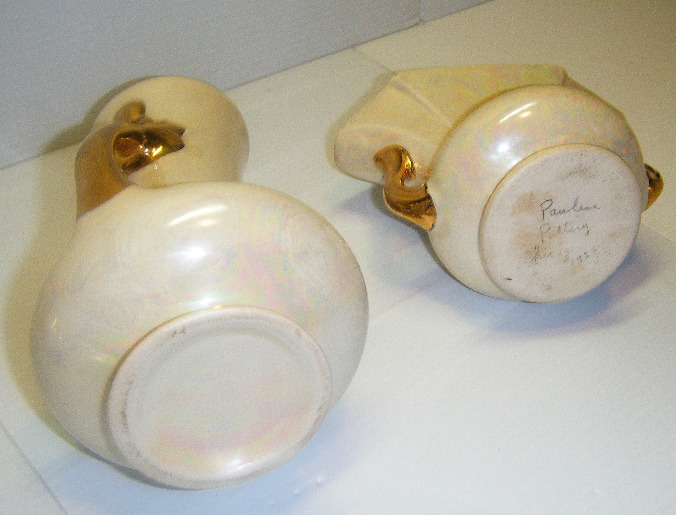 Pauline Jacobus 7 Piece 1800s Pottery Porcelain Set Pauline - Etsy