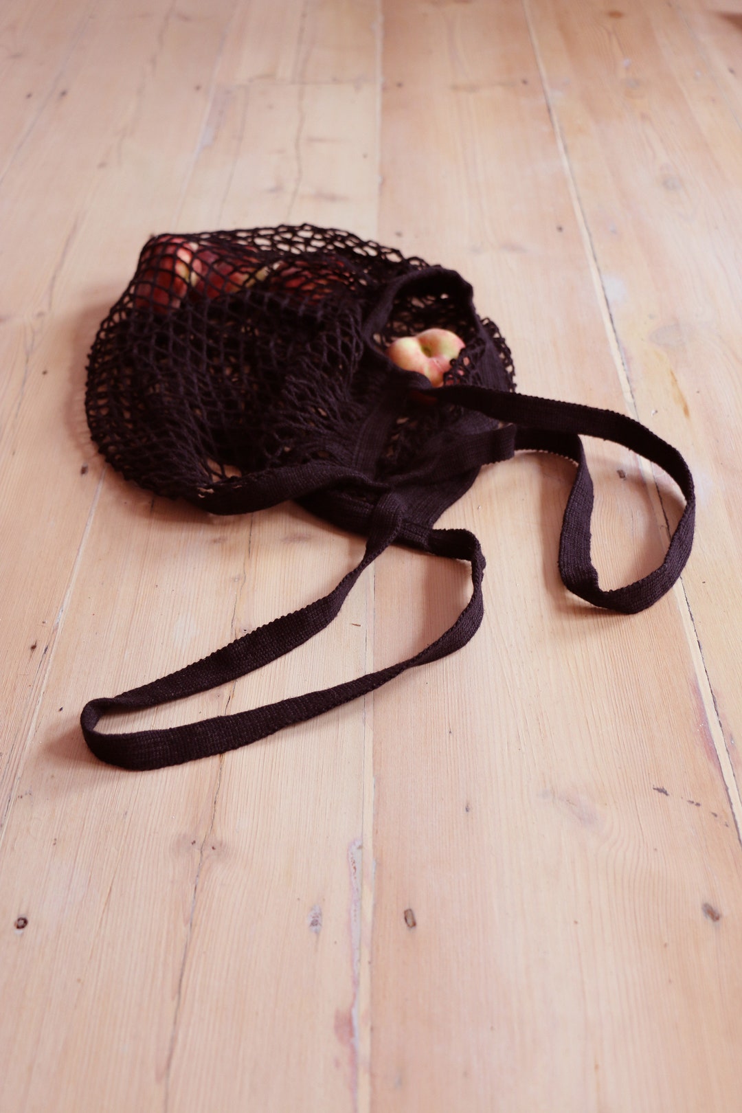 Long Handled Certified Organic Cotton French String Bag Market Shopping ...