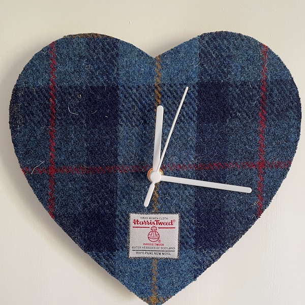 Harris Tweed Heart - Etsy