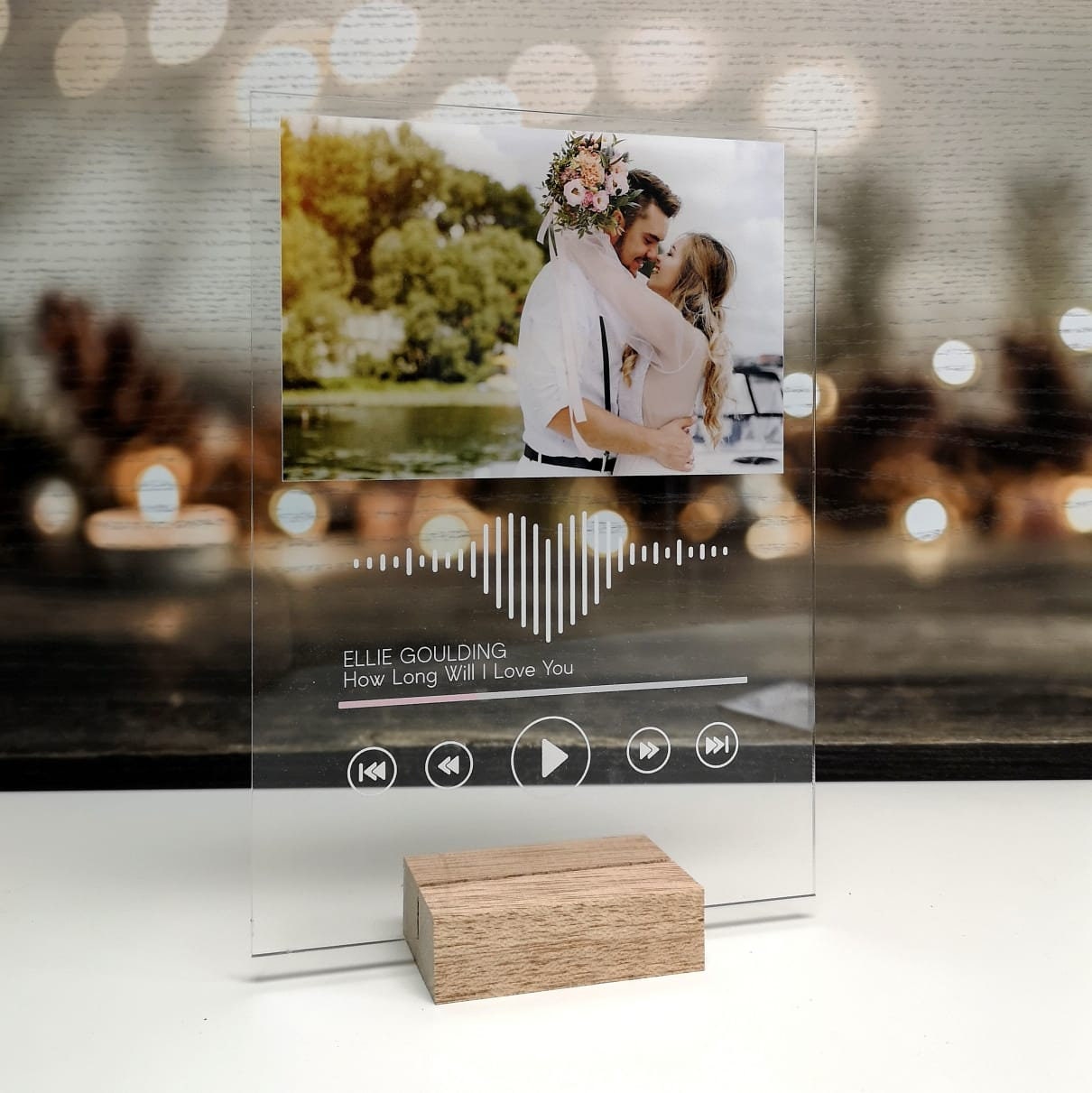 Personalised Soundtrack Playlist and Photo Print on Acrylic - Etsy UK