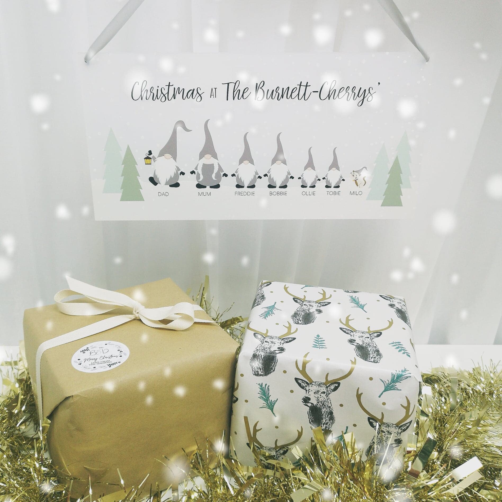 Personalised Christmas Plaque | Family Plaque | Christmas Plaque ...
