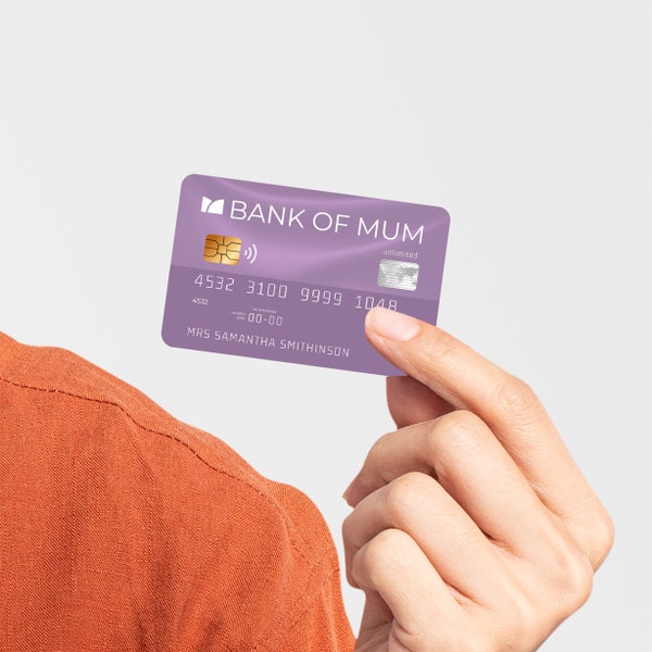 Bank of Mum and Dad Cheque - Etsy UK