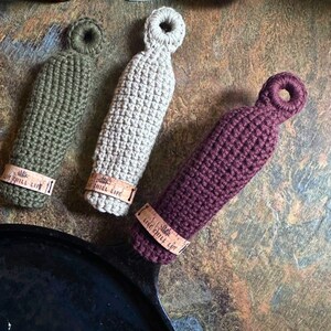Crochet Skillet Handle Cover Pattern: Cotton Kitchen Accessory (PDF ...