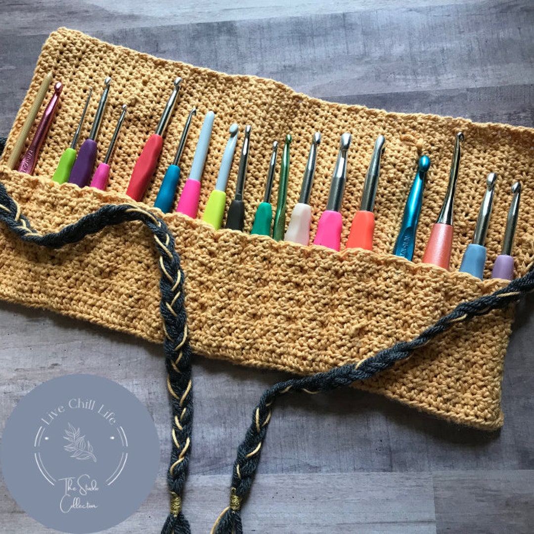 Crochet Hook Organizer Pattern | Crochet Organizer | Crochet Hook ...