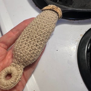 Crochet Skillet Handle Cover Pattern: Cotton Kitchen Accessory (PDF ...