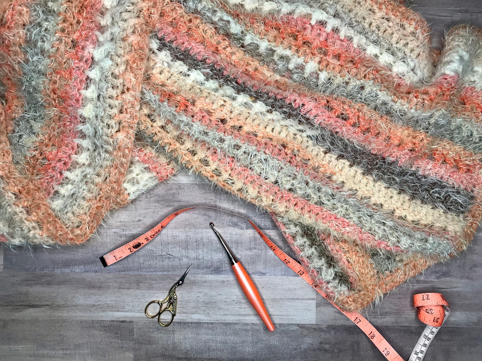 Crochet Blanket Wrap Pattern: Caron Latte Cakes Shawl (PDF Pattern ...
