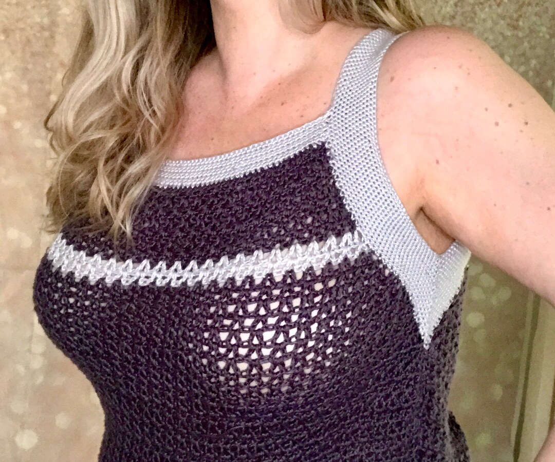 Crochet Tank Pattern women's Crochet Top Summer Crochet Crochet Crop ...