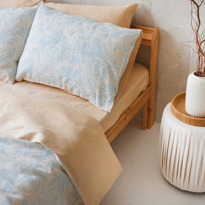 Rust Linen Duvet - Etsy