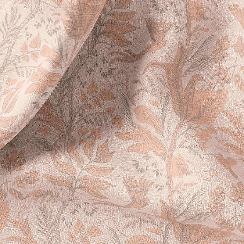 Pink Vintage Fabric - Etsy