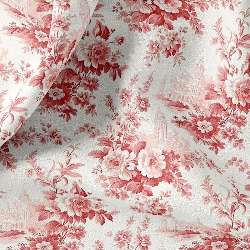 Toile Fabric by the Yard - Etsy